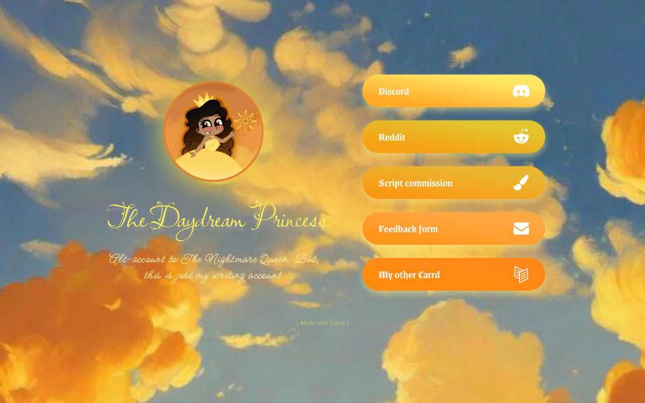 The Daydream Princess Card